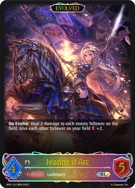 Jeanne d'Arc (BP01-SL18EN) – TCG Omega