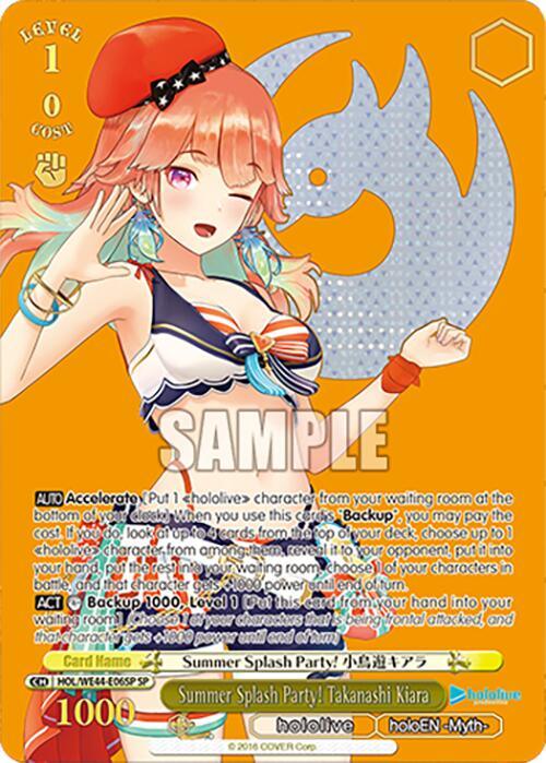 Summer Splash Party! Takanashi Kiara (SP) [HOL - 006] – TCG Omega