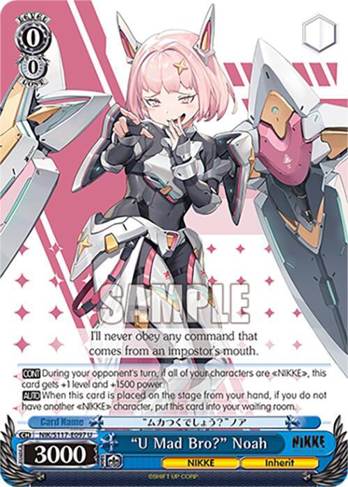 "U Mad Bro?" Noah [NIK - NIK/S117-E097 U] – TCG Omega