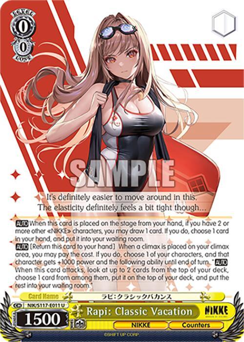 Rapi: Classic Vacation [NIK - NIK/S117-E011 U] – TCG Omega