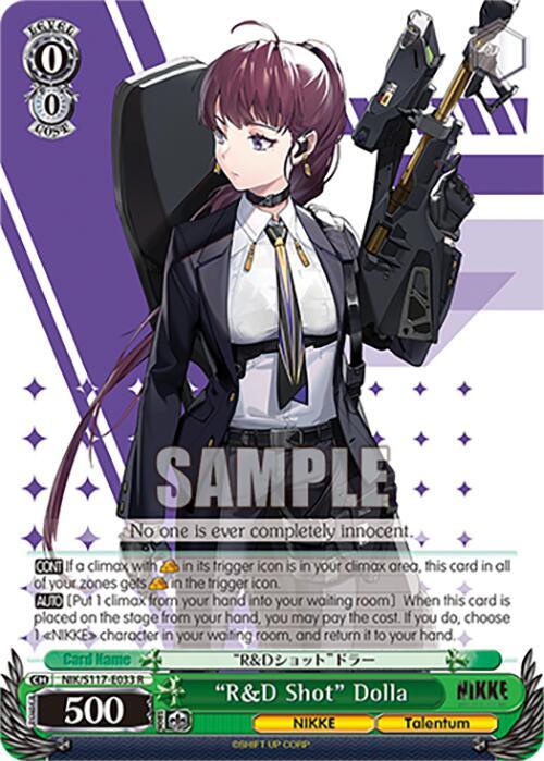 "R&D Shot" Dolla [NIK - NIK/S117-E033 R] – TCG Omega