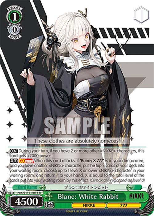 Blanc: White Rabbit [NIK - NIK/S117-E037 R] – TCG Omega